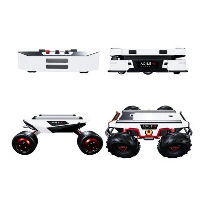China Customized Differential Drive Mobile Chassis 300-600 kg AGV AMR Robot Chassis for sale