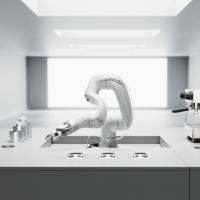 China Doosan Robotics E0509 Sanitary Grade Restaurant Kitchen Robots Cooking Arm Collaborative Robot for sale
