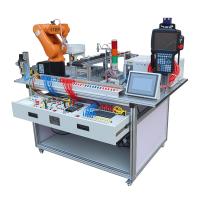 China 6 Axis Industrial Robot Sorting Training System with Vision Guided Conveyor 600mm Reach for sale