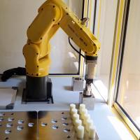 China Fanuc ER4iA 4 Axis Industrial Robot Arm 4 kg Payload 600 mm Reach R30iB Mate Plus Controller for sale