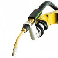 China Alphatex Water-Cooled MIG Welding Torch 500A 100% Duty Cycle for Robot Cells for sale