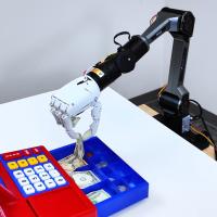 China TetherIA Aero Hand Open 7 DOF 16 Joints Five Finger Robotic Hand for AI Training for sale