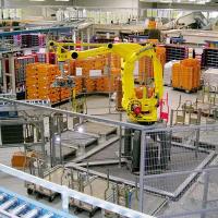 China Fanuc 410ic/110 410ic/185 410ic/315 410ic/500 Carton Bag Palletizing Robot Packaging Industrial Palletizer Handling Robot for sale