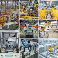 China ESTUN IER Series Servo Control Palletizing System Robotic Arm Box Carton Packaging Line End Palletizing Robot for sale