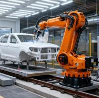 China KUKA KR120 R3200 PA Industrial Robot Palletizing Workstation 120kg Payload 3195mm Reach for sale