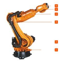 China KUKA KR120 R3200 PA Industrial Robot Palletizing Workstation 120kg Payload 3195mm Reach for sale