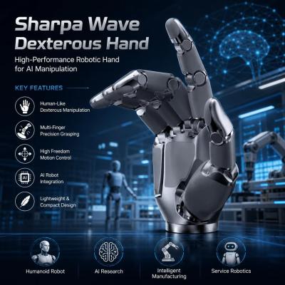 China Sharpawave Lightweight Robotic Dexterous Hand Tactile Sensing Robot Hand Anthropomorphic Robot Hand for sale
