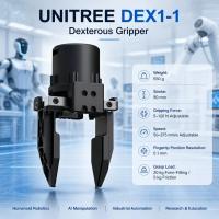 China Unitree Dex1-1 Standard Electric Robot Gripper 90mm Stroke Adjustable Force Robotic End Effector Humanoid Robot Gripper for sale