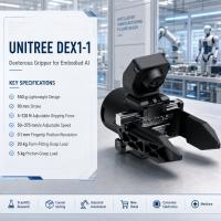 China Unitree Dex1-1 Advanced Robotic Gripper 5-120N Adjustable Gripping Force 50-375mm/s Robot End Effector Pick Place Gripper for sale