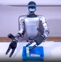 China Unitree Dex3-1 Three Finger Robot Hand 7 DOF Brushless Motor Force Feedback Dexterous Hand Robot Gripper End for sale