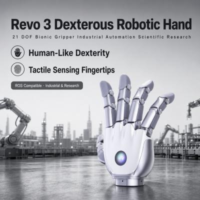 China Revo 3 Robotic Dexterous Gripper 21 DOF Robot Development Laboratory Research Projects for sale