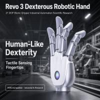 China Revo 3 U21 U21T U21VT Dexterous Robotic Hand 21 DOF Bionic Gripper For Industrial Automation Scientific Research for sale
