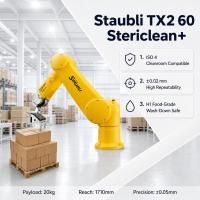 China Staubli TX2-160 6 Axis Industrial Robot Arm with 40kg Payload High Precision and ISO 5 Cleanroom Certification for sale