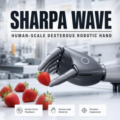 China Sharpa Wave 22 DOF Human scale Dexterous Robotic Hand with High resolution Tactile Sensor for Robot Integration Industrial Automation for sale