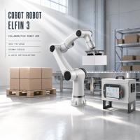 China 6 Axis Robot Arm Elfin 3 Cobot 3KG Payload 590MM Reach Industrial Welding Robot With ±0.02mm Repeat Accuracy for sale