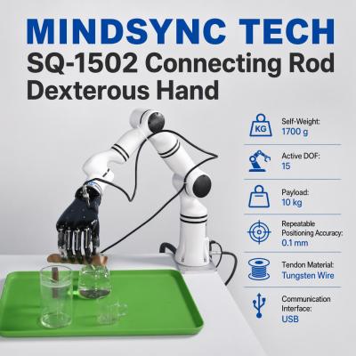 China High Precision 20DOF Dexterous Hand with Tendon-Driven Transmission and 10kg Payload Capacity for Industrial Automation for sale
