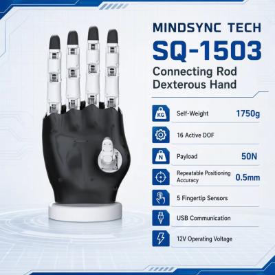 China Payload 10KG MINDSYNC TECH SQ-1502 SQ-1503 20DOF Accuracy 0.1mm Dexterous Hand for Cobot Assembly Handling for sale