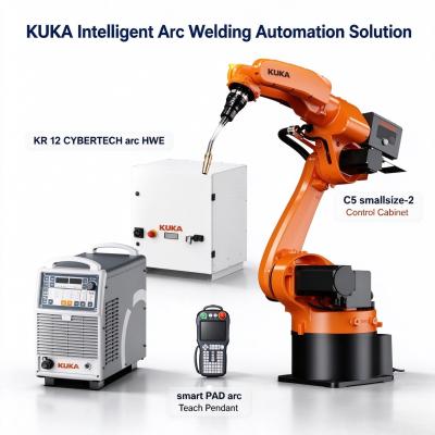 China Intelligent Arc Welding Robot Automation Solutions Featuring KUKA Welding Robot Arm for Industrial Welding Robot Applications for sale