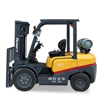 China Gasoline LPG Forklift T Series 2-4 Tonne 4 Cylinder for sale