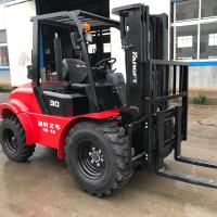 China Rough Terrain 2 Wheel Drive Forklift 2.5-4 Tonne for sale