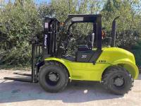 China 3 Tons 4WD Rough Terrain Forklift FD30-F Rough Terrain Equipment for sale