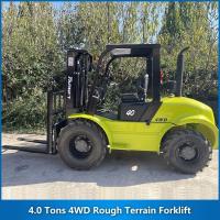 China 4 Tons 4WD Rough Terrain Fork Lifts FD40-F 4000KG for sale