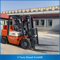 China 3 Tons Diesel Forklift Diesel Operated Forklift 3000KG for sale
