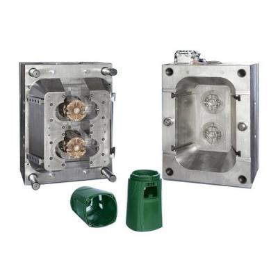 China Automatic 2 Cavities +/-0.005mm Custom Plastic Molding for sale