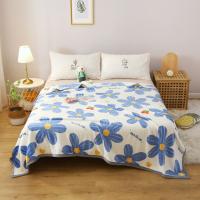 China Thickened Milk Fleece Coral Flannel Sofa Cover for Office Nap and Air Conditioning for sale