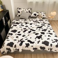 China Thickened Milk Fleece Coral Flannel Sofa Cover for Office Nap and Air Conditioning for sale
