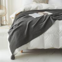 China Nordic Style Knitted Wool Blanket for Travel Office Air Conditioning Sofa Leisure Cover for sale