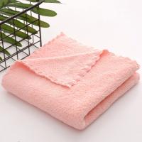 China Home Hotel Traveling Spa Soft and Absorbent Coral Velvet Children's Bath Towel 50*100 for sale