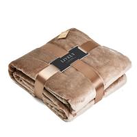 China Decorative All-Seasons Leisure Blanket with Added Velvet Coral Cover Flannel Blanket for sale