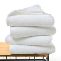 China Hotel Towels 70*140cm Striped Pattern Jacquard Microfiber Bath Towel with OEM Logo for sale