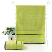 China Bath Towel in Striped Satin File Jacquard Pure Cotton Material for All-aged Customers for sale