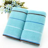 China Bath Towel in Striped Satin File Jacquard Pure Cotton Material for All-aged Customers for sale
