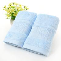 China Hot Jacquard Bamboo Fiber Towel 25*50cm for Soft and Absorbent Household Cleaning for sale