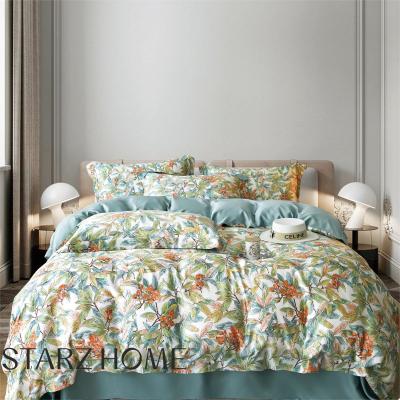 China Design Printed Duvet Bedding Set with Solid Pattern and 300tc Thread Count for sale