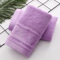 China Hot Jacquard Bamboo Fiber Towel 25*50cm for Soft and Absorbent Household Cleaning for sale