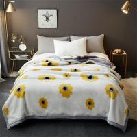 China Seasonal All-Season Raschel Blanket Luxury Bed Printed Home Bedroom Fluffy Throw for sale