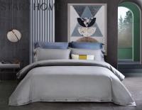 China 100% Cotton Colored Embroidery Hotel Bedding Set with High Color Fastness Grade 4 for sale