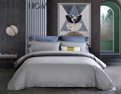 China 100% Cotton Colored Embroidery Hotel Bedding Set with High Color Fastness Grade 4 for sale