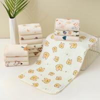 China Animal Print 100% Cotton Custom Cartoon Printed Woven Baby Kids Small Mini Face Towel for sale