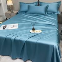 China Customization Printed Summer Cool Bed Sheets Knitted Cotton for Home Hotel Ultra Cool for sale