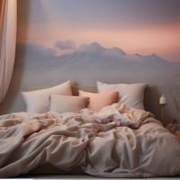 China Home Customize Printing Queen King Size Cotton Bedding Sets with Plant Flowers and Plants for sale