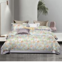 China Home Customize Printing Queen King Size Cotton Bedding Sets with Plant Flowers and Plants for sale