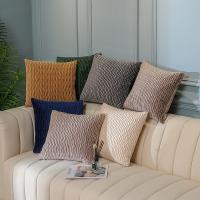 China Nondisposable Soft Texture Polychrome Wrinkled Eight Character Cushion Pillow for All-age for sale
