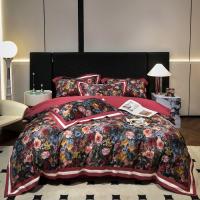 China Summer Season Four-Piece Set 100% Long-staple Cotton Digital Print Customized Designs for sale