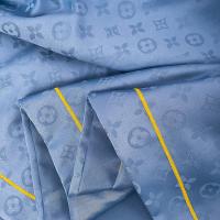 China Comfortable and Breathable 200TC Satin Jacquard Quilt Set for Cool Summer Nights for sale