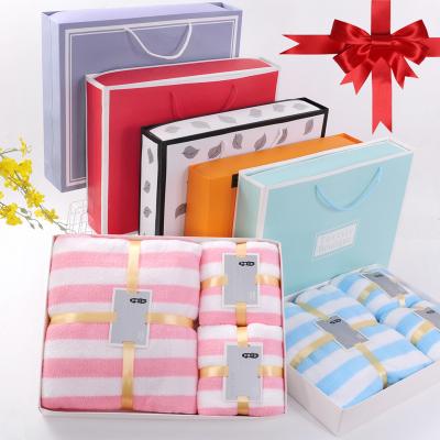 China Thickened Warp Knitted Plush Cationic Set 3 in 1 Towel for Adults Designer Microfiber for sale